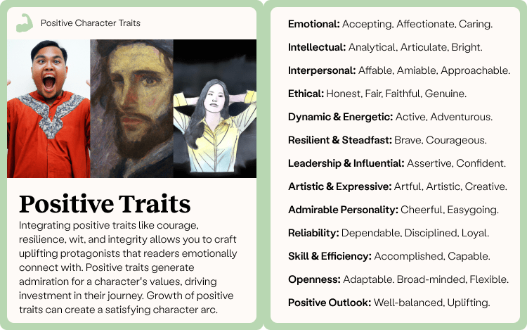 120+ Positive Character Traits - Ultimate List for Writers